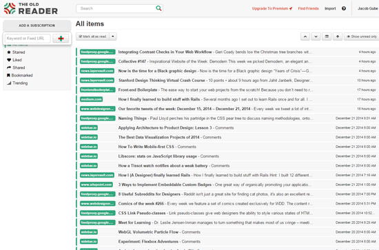十大免费在线RSS阅读器|免费RSS阅读器| WebFX