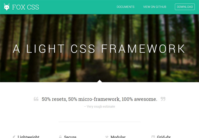 12个小CSS框架的网页设计| WebFX