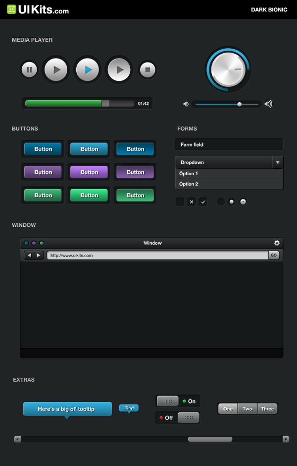 50个免费的用户界面设计工具包- WebFX