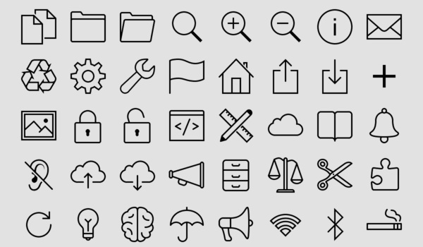 17 Free High-Quality Simple Icon Sets - WebFX