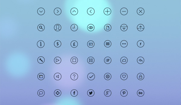 17 Free High-Quality Simple Icon Sets - WebFX
